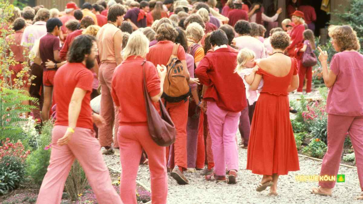 Die "Sex-Sekte" Bhagwan in Köln: Die Roten im Belgischen Viertel